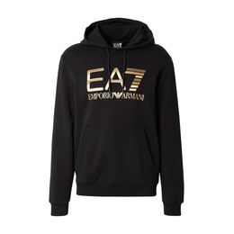 EA7 Emporio Armani Sweatshirt Herren Größe XS gold / schwarz