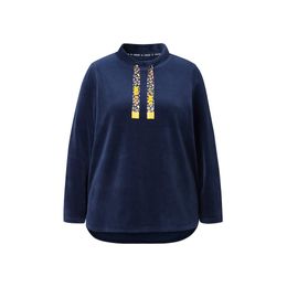 LAURAS&Oslash;N Sweatshirt Damen Gr&ouml;&szlig;e XL navy / gelb