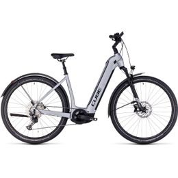 Cube Nuride Hybrid EXC 750 Allroad | Gr. 58 cm | Aluminium E-Citybike Silber