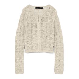 V&eacute;ro Moda Vero Moda Strickjacke 'VMAMAZING' Damen Gr&ouml;&szlig;e XS sand