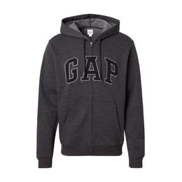 GAP Sweatjacke 'HERITAGE' Herren Gr&ouml;&szlig;e XS anthrazit / hellgrau / schwarz
