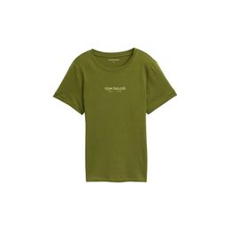 Tom Tailor T-Shirt Damen Gr&ouml;&szlig;e S hellbeige / oliv