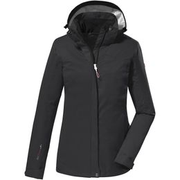 Killtec Outdoorjacke Damen Gr&ouml;&szlig;e XL/XXL grau / pink / schwarz