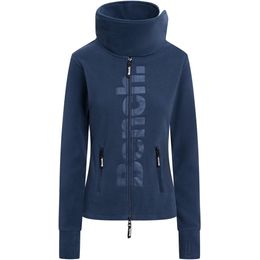 Bench Fleece Jacket female Blue size XXL