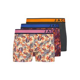 Jack & Jones Jack & Jones Boxershorts 'JACLandon' Herren Gr&ouml;&szlig;e XXL chamois / dunkelgrau / orange / bordeaux