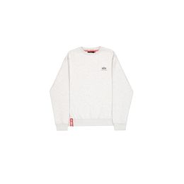 Alpha Industries Sweatshirt Herren Gr&ouml;&szlig;e S schwarz / wei&szlig;meliert