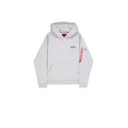 Alpha Industries Sweatshirt Herren Gr&ouml;&szlig;e XS grau / rot / schwarz