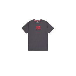 Alpha Industries Shirt male size XL Taupe / Red / Black