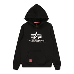 Alpha Industries Sweatshirt Jungen Gr&ouml;&szlig;e 116 rot / schwarz / wei&szlig;