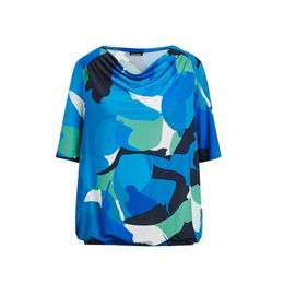 GOLDNER T-Shirt Damen Gr&ouml;&szlig;e M/L blau / gr&uuml;n / schwarz / wei&szlig;