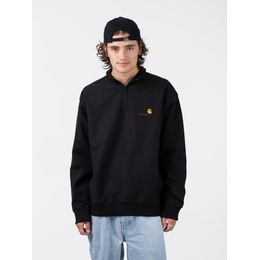 Carhartt Work In Progress Carhartt Wip Sweatshirt 'American Script' Herren Gr&ouml;&szlig;e XXL schwarz