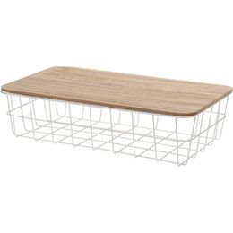Koopmann Metallkorb mit Deckel KITCHEN MARKET