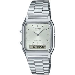 CASIO VINTAGE Analoguhr Damen Gr&ouml;&szlig;e One Size silber
