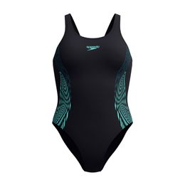 Speedo Sportbadeanzug Damen Größe S taubenblau / mint / schwarz