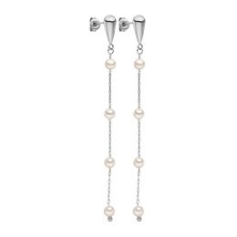 PURELEI Ohrringe 'Dewdrop' Damen Größe one size silber / perlweiß