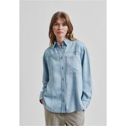 Second Female Bluse 'Irvin' Damen Gr&ouml;&szlig;e XL blue denim
