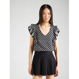 Véro Moda VERO MODA Bluse 'VMSIMI SAVANNA' Damen Größe L schwarz / weiß