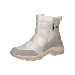 Caprice Stiefelette Damen Gr&ouml;&szlig;e 42 hellgrau / naturwei&szlig; Winterschuhe