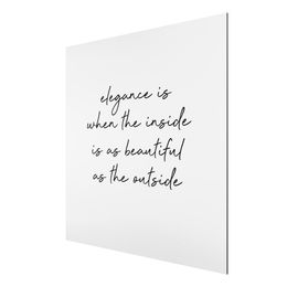 Bilderwelten Alu-Dibond Outdoor Bild Beautiful Elegance