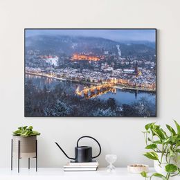 Wechselbild Winterliches Heidelberg