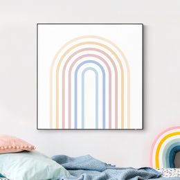 Wechselbild Pastell Regenbogen
