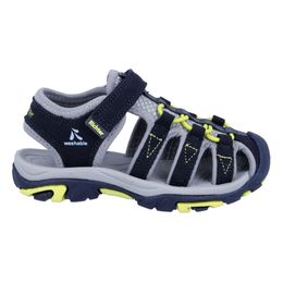 Richter Schuhe Sandale Jungen Gr&ouml;&szlig;e 32 navy / gelb / grau