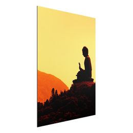 Bilderwelten Alu-Dibond Outdoor Bild Resting Buddha