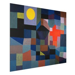 Bilderwelten Alu-Dibond Outdoor Bild Paul Klee - Feuer bei Vollmond