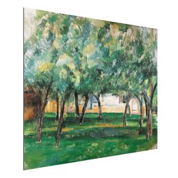Bilderwelten Alu-Dibond Outdoor Bild Paul C&eacute;zanne - Geh&ouml;ft Normandie