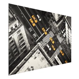 Bilderwelten Alu-Dibond Outdoor Bild New York City Cabs