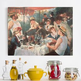 Bilderwelten Leinwandbild - Querformat Auguste Renoir - Das Fr&uuml;hst&uuml;ck der Ruderer