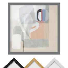 Bilderwelten Bild mit Rahmen - Quadrat Multiform I