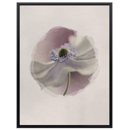 Bilderwelten Leinwandbild - Hochformat Wasserfarben - Anemonenbrise