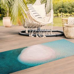 Vinylteppich Sandbank im Ozean
