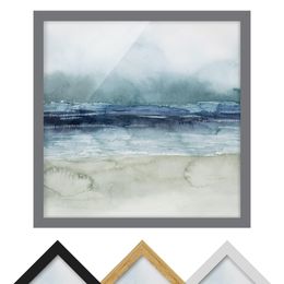 Bilderwelten Bild mit Rahmen - Quadrat Mariner Nebel I