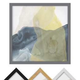 Bilderwelten Bild mit Rahmen - Quadrat Ozean und W&uuml;ste III