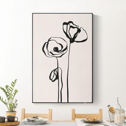 Akustik-Wechselbild Mohn Illustration I