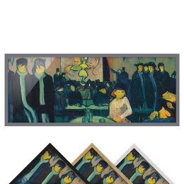 Bilderwelten Bild mit Rahmen - Panorama Emile Bernard - Das Tabarin oder Kabarett in Paris