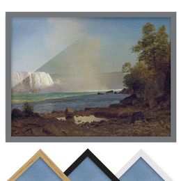 Bilderwelten Bild mit Rahmen - Querformat Albert Bierstadt - Niagaraf&auml;lle