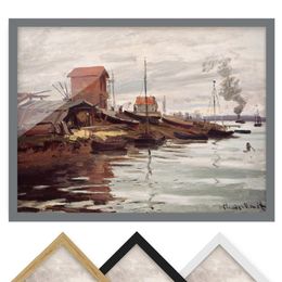 Bilderwelten Bild mit Rahmen - Querformat Claude Monet - Seine Petit-Gennevilliers
