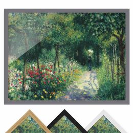Bilderwelten Bild mit Rahmen - Querformat Auguste Renoir - Frauen im Garten