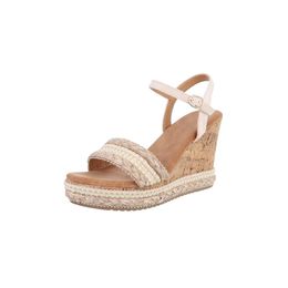 Ital-Design Sandalette Damen Größe 37 beige / creme