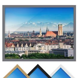 Bilderwelten Bild mit Rahmen - Querformat M&uuml;nchen