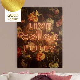 Bilderwelten Leinwandbild Live Color Fully
