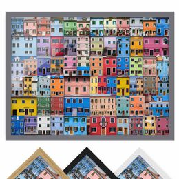 Bilderwelten Bild mit Rahmen - Querformat Venezianische H&auml;user