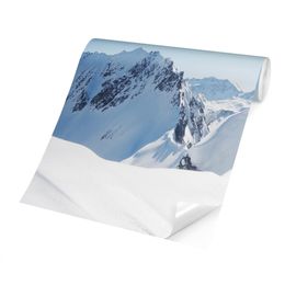 Bilderwelten Fototapete Fliegender Snowboarder