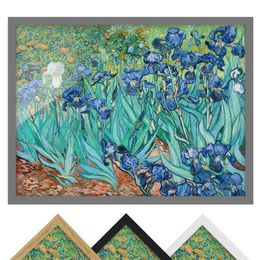 Bilderwelten Bild mit Rahmen - Querformat Vincent van Gogh - Iris