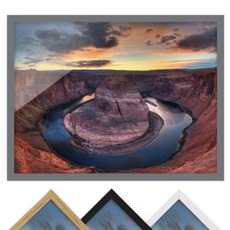 Bilderwelten Bild mit Rahmen - Querformat Colorado River Glen Canyon