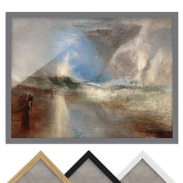 Bilderwelten Bild mit Rahmen - Querformat William Turner - Raketen