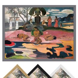 Bilderwelten Bild mit Rahmen - Querformat Paul Gauguin - Gottestag